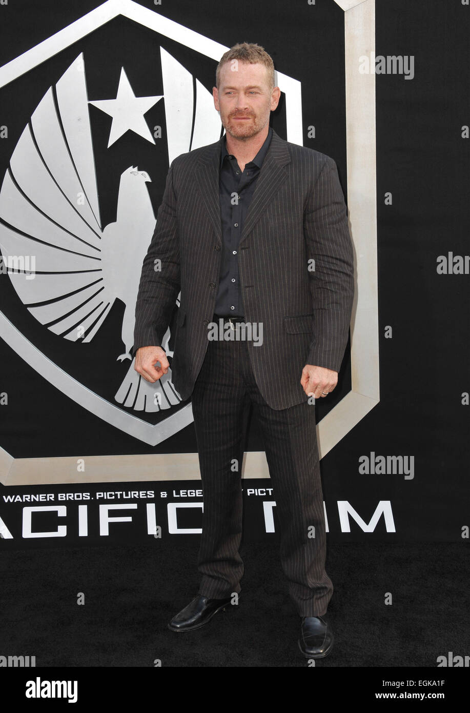 LOS ANGELES, CA - JULY 9, 2013: Max Martini at the premiere of his new ...