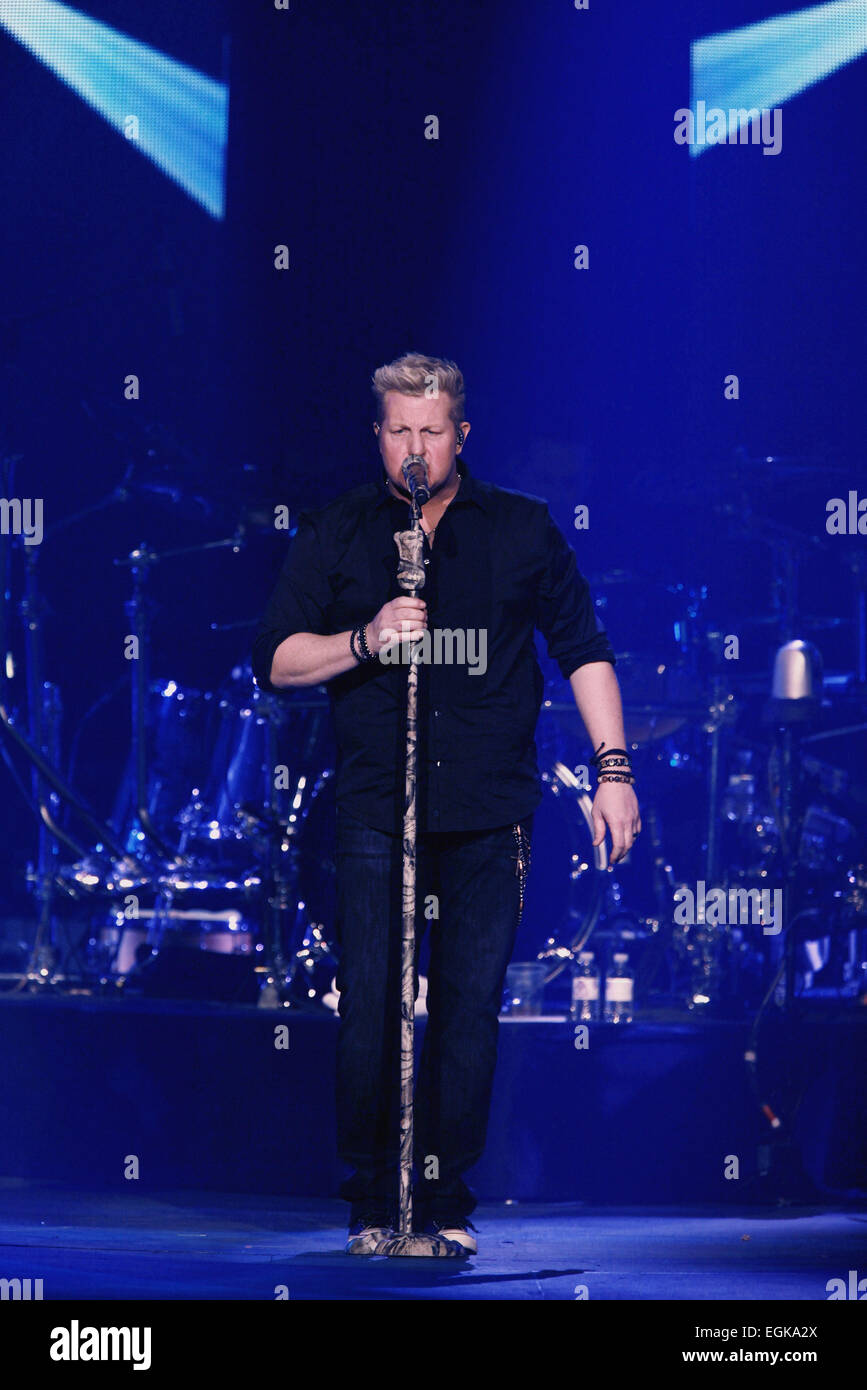 Las Vegas, Nevada, USA. 26th Feb, 2015. Gary LeVox, lead vocalist of ...