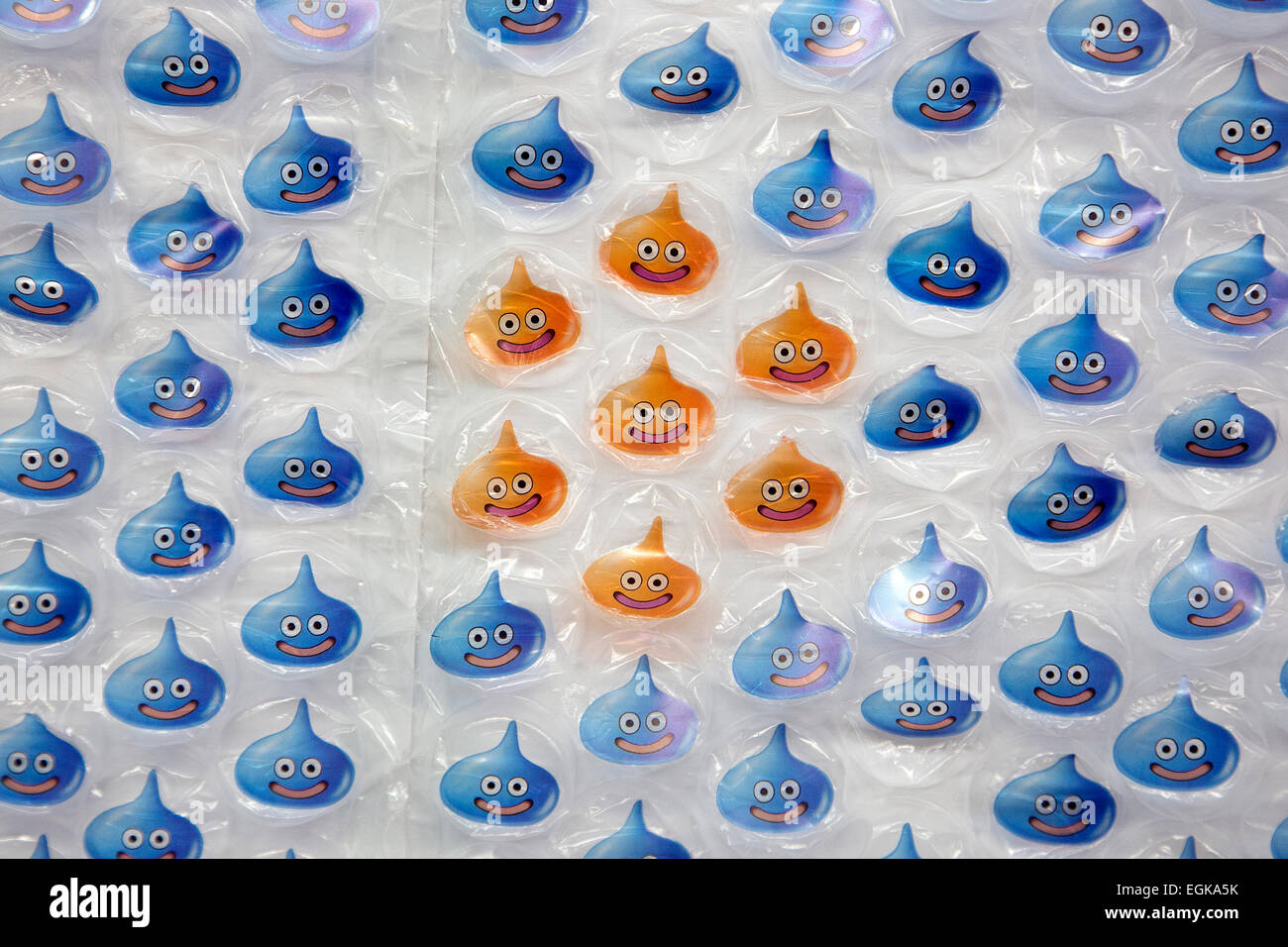 Shinjuku Station, Tokyo, Japan. 26th February, 2015. A wall of 100,000 ...