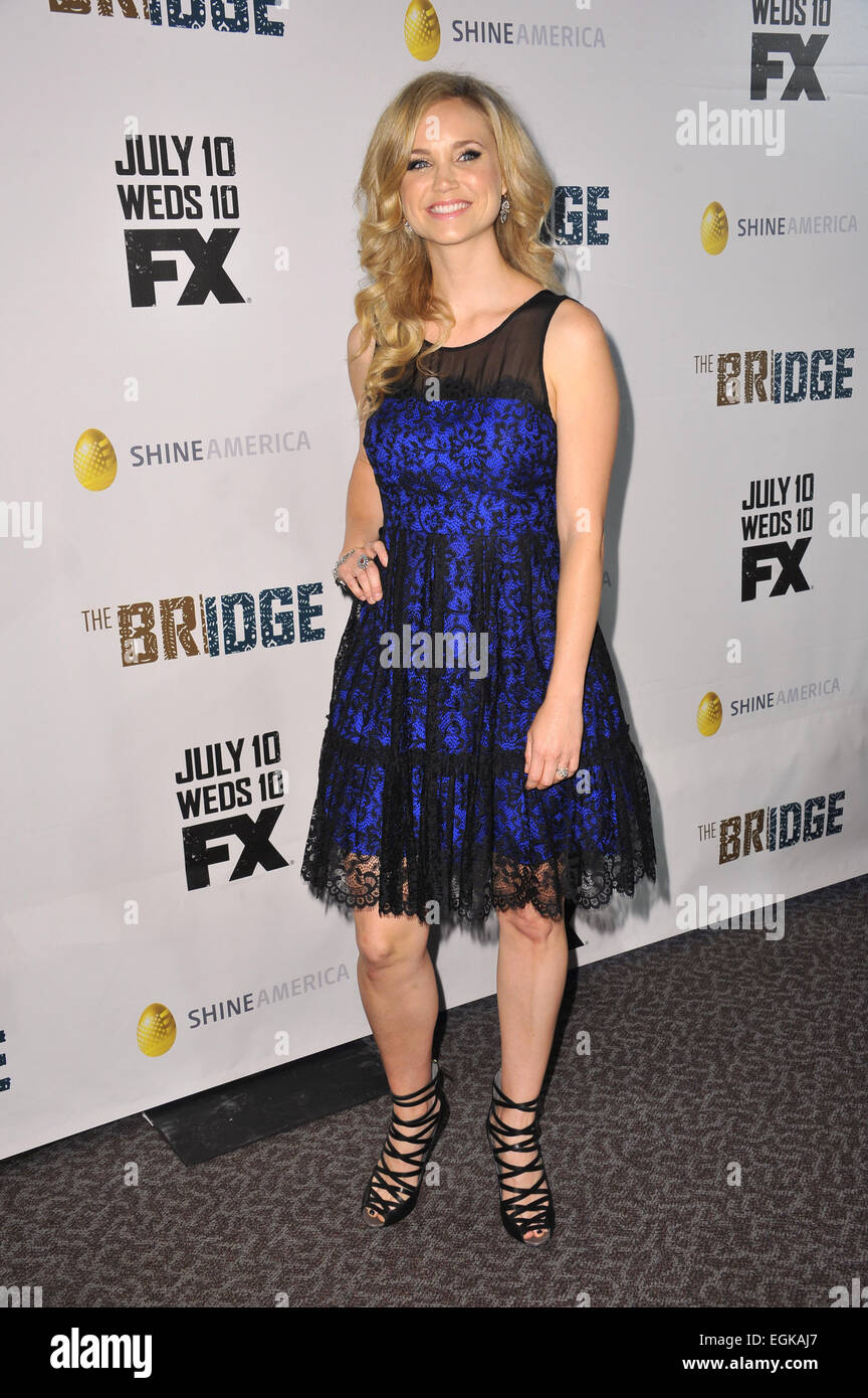 LOS ANGELES, CA - JULY 8, 2013: Fiona Gubelmann at the premiere for the ...