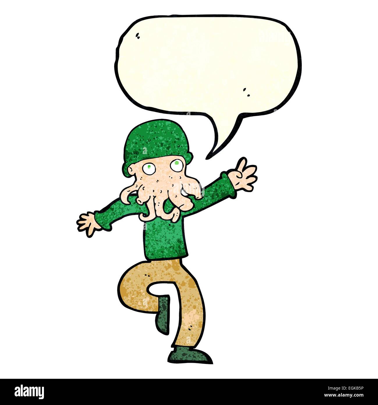 Cartoon monster man speech hi-res stock photography and images - Alamy