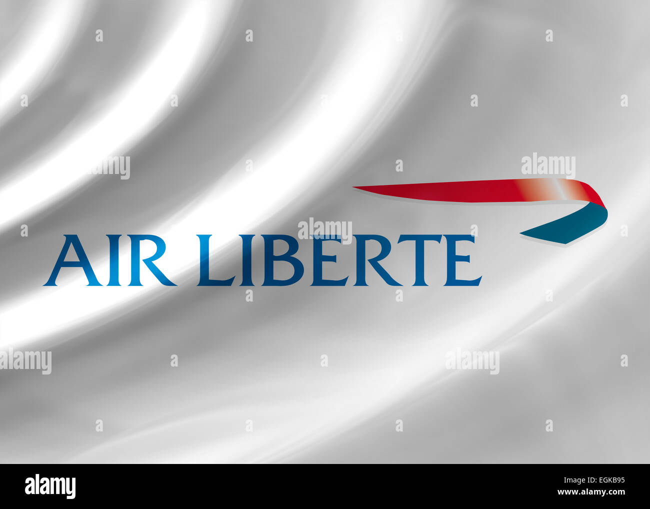 Air Liberte logo icon symbol flag emblem Stock Photo - Alamy