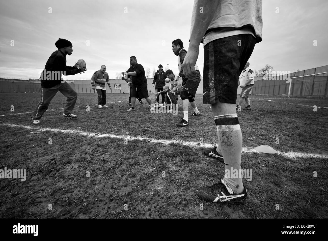 Italy rugby Black and White Stock Photos & Images - Alamy