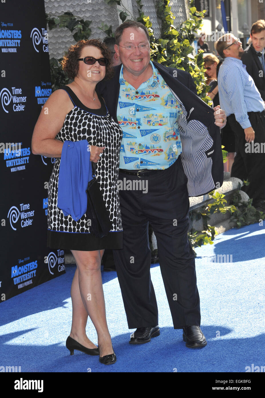 LOS ANGELES, CA - JUNE 17, 2013: Pixar boss John Lasseter at the world ...