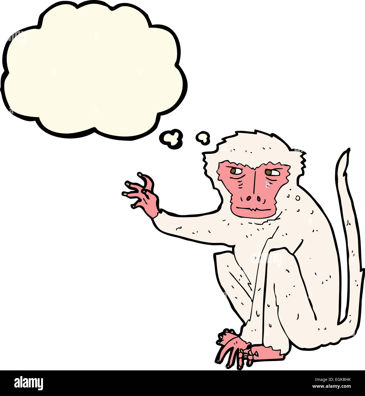 Cartoon evil monkey bubble hi-res stock photography and images - Alamy