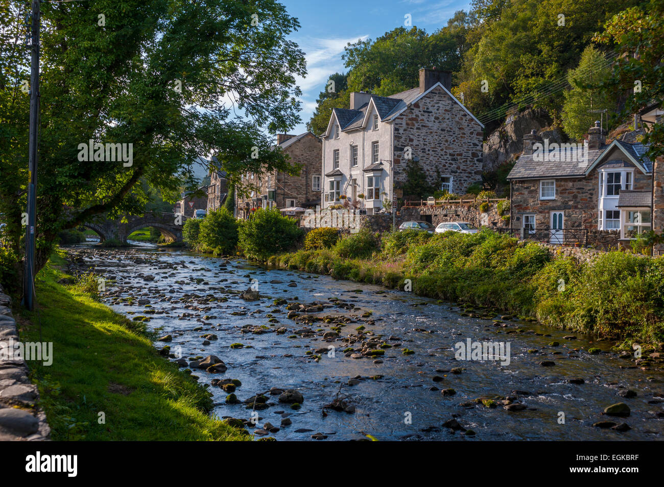 Welsh famous landmark tourism travel history north wales hi-res stock ...