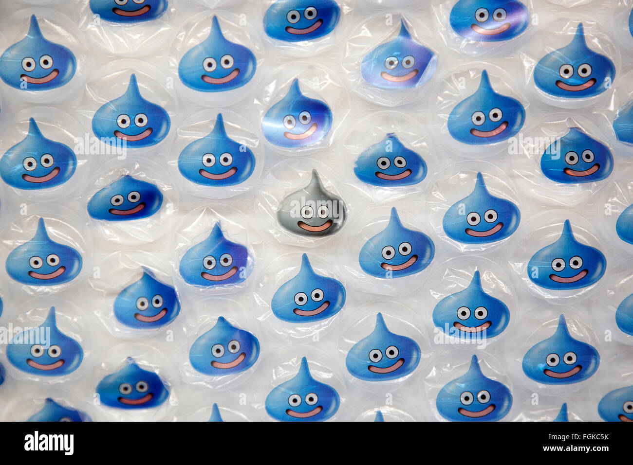 Shinjuku Station, Tokyo, Japan. 26th February, 2015. A wall of 100,000 ...