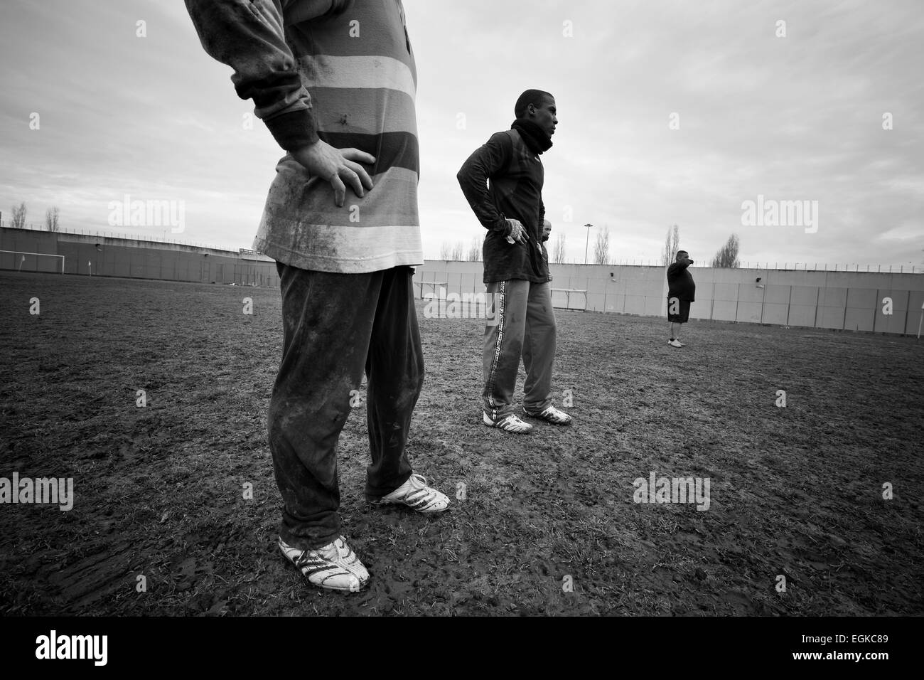 Italy, Bollate prison, Rugby training Stock Photo - Alamy