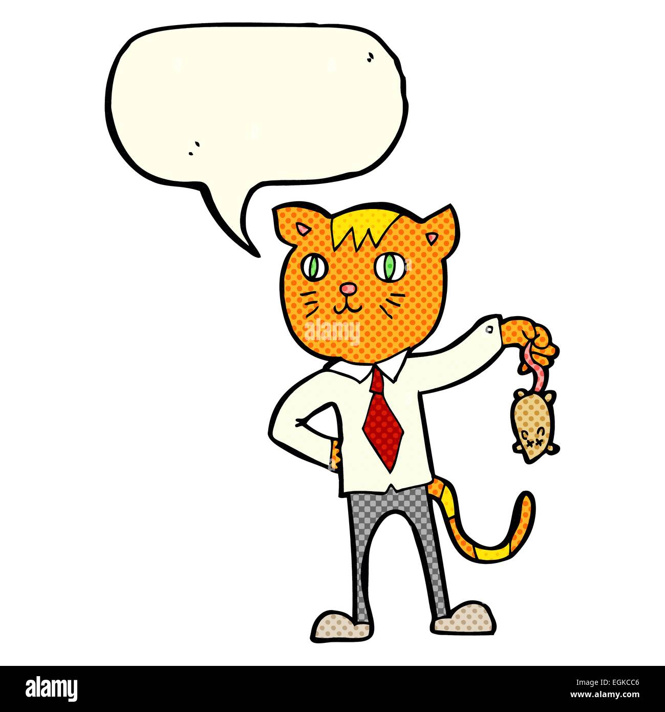 Cartoon business cat dead mouse hi-res stock photography and images - Alamy