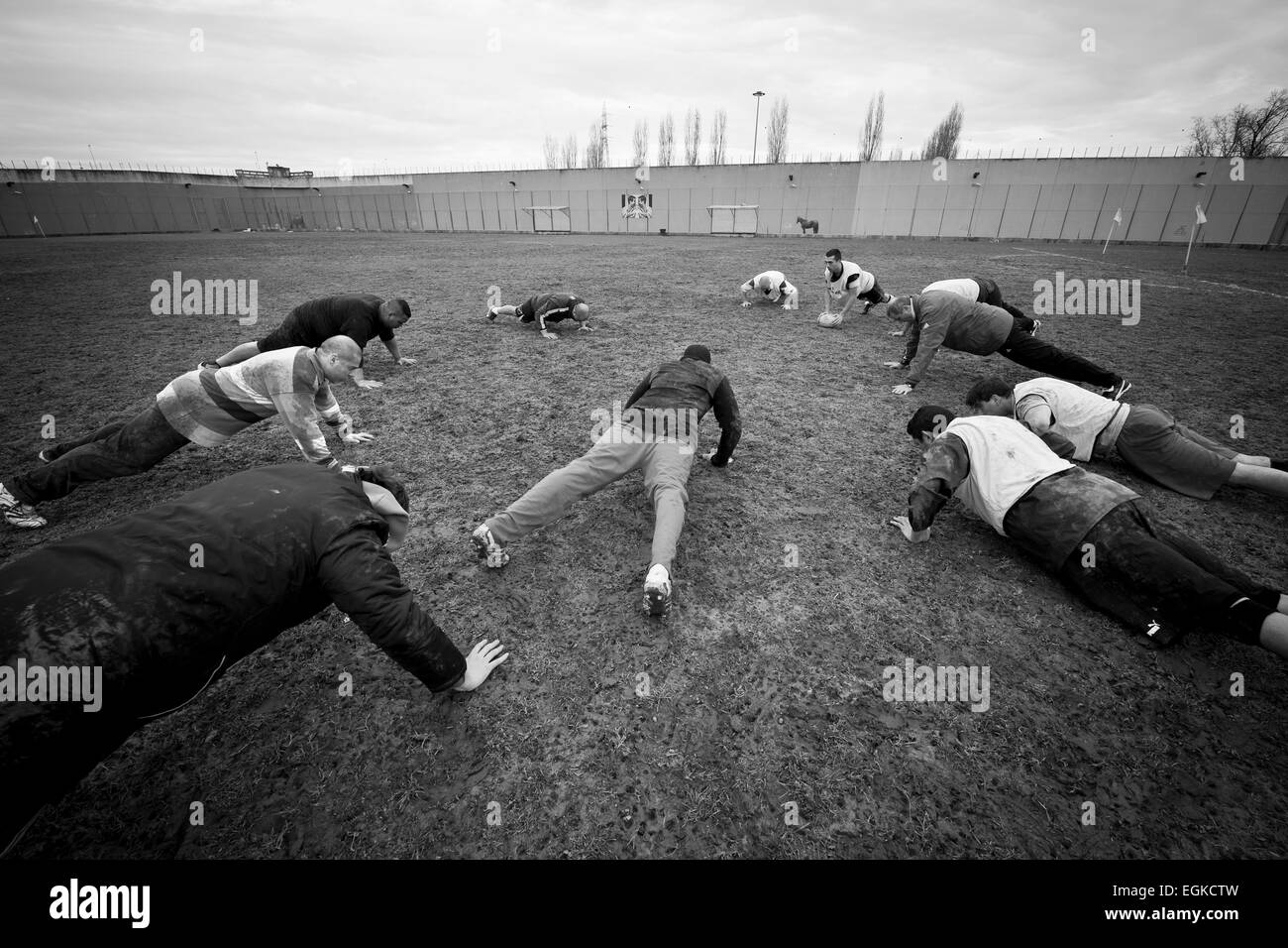 Italy rugby Black and White Stock Photos & Images - Alamy