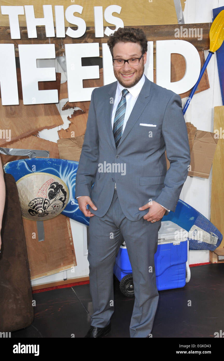 LOS ANGELES, CA - JUNE 3, 2013: Seth Rogen at the world premiere of his ...