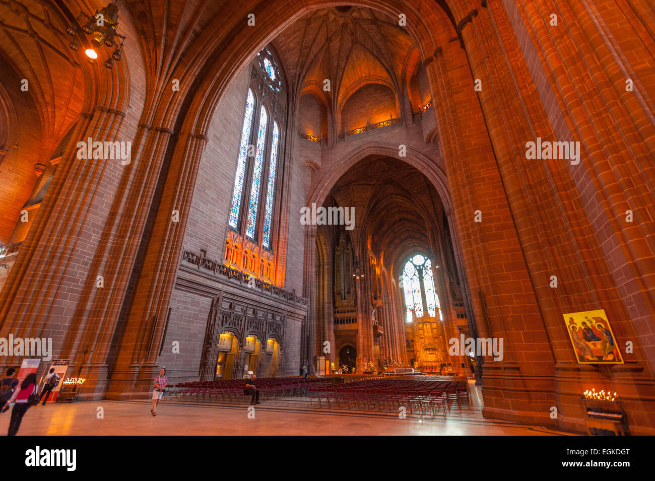 Liverpool cathedral interior hi-res stock photography and images - Alamy