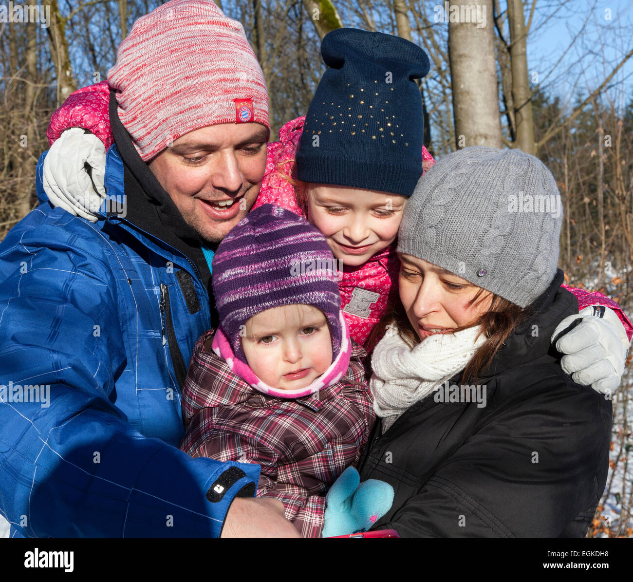 Portrait children winter hi-res stock photography and images - Alamy