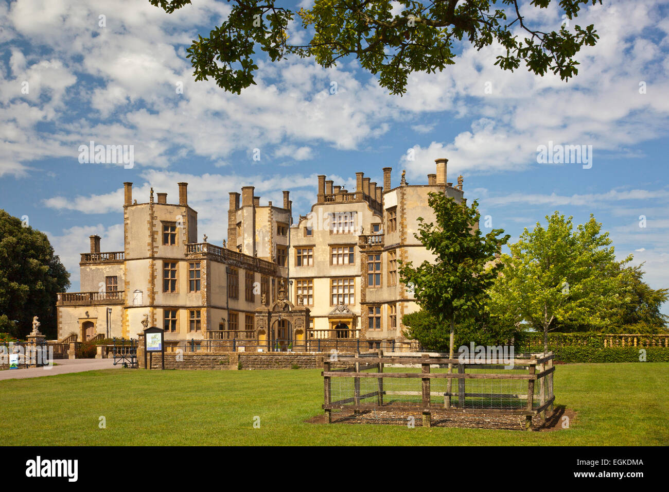 Sherborne Castle - a 16th-century Tudor mansion from 1594 in Dorset ...