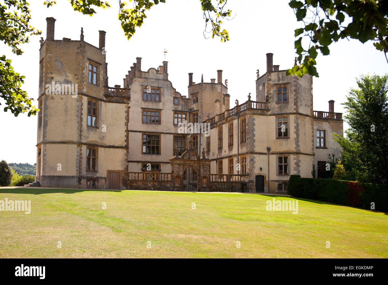 Sherborne Castle - a 16th-century Tudor mansion from 1594 in Dorset ...