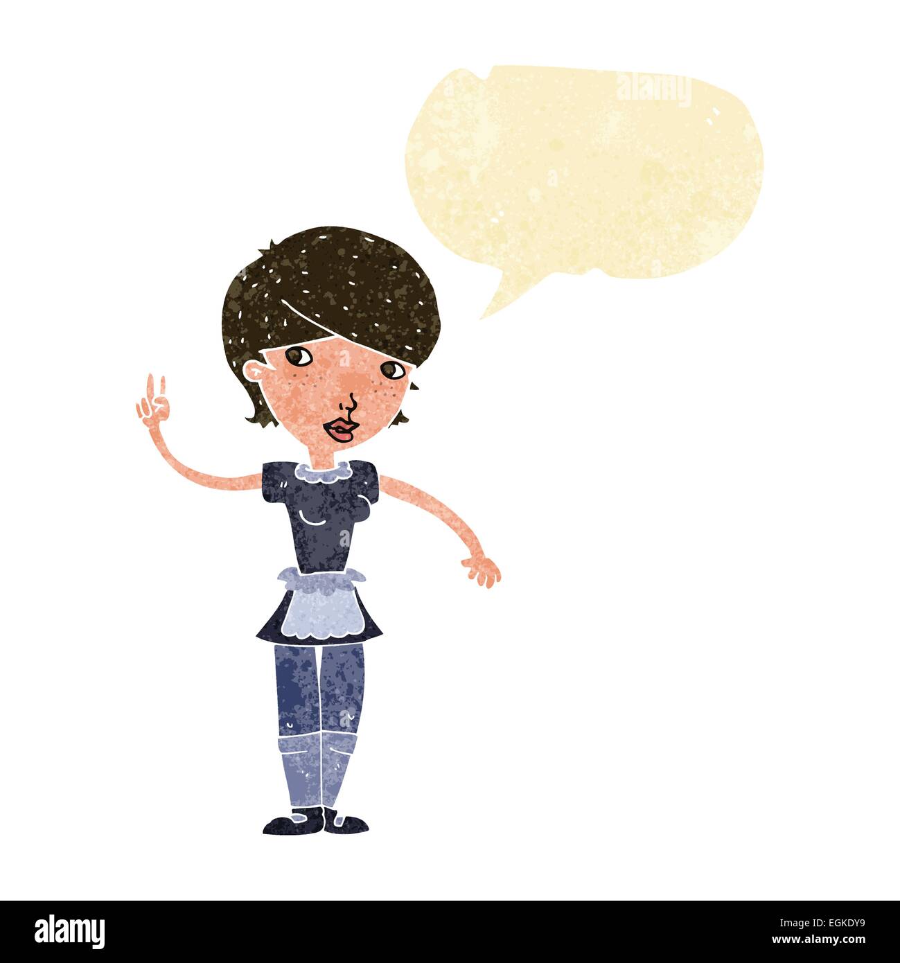 Cartoon waitress taking order Stock Vector Images - Alamy