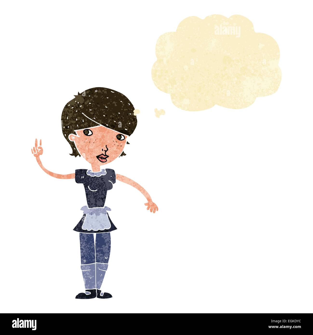 Cartoon waitress taking order Cut Out Stock Images & Pictures - Alamy