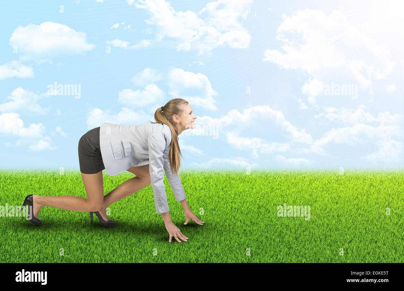 Start pose hi-res stock photography and images - Alamy