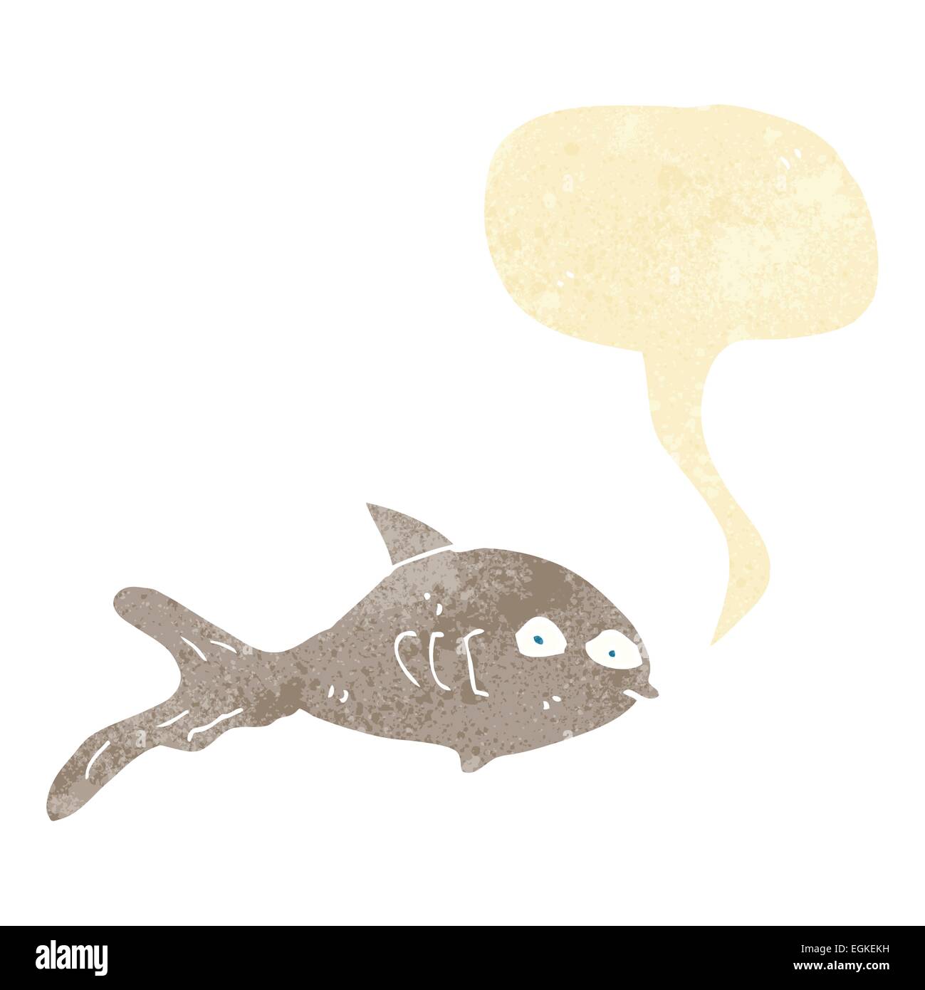 cartoon fish with speech bubble Stock Vector Image & Art - Alamy