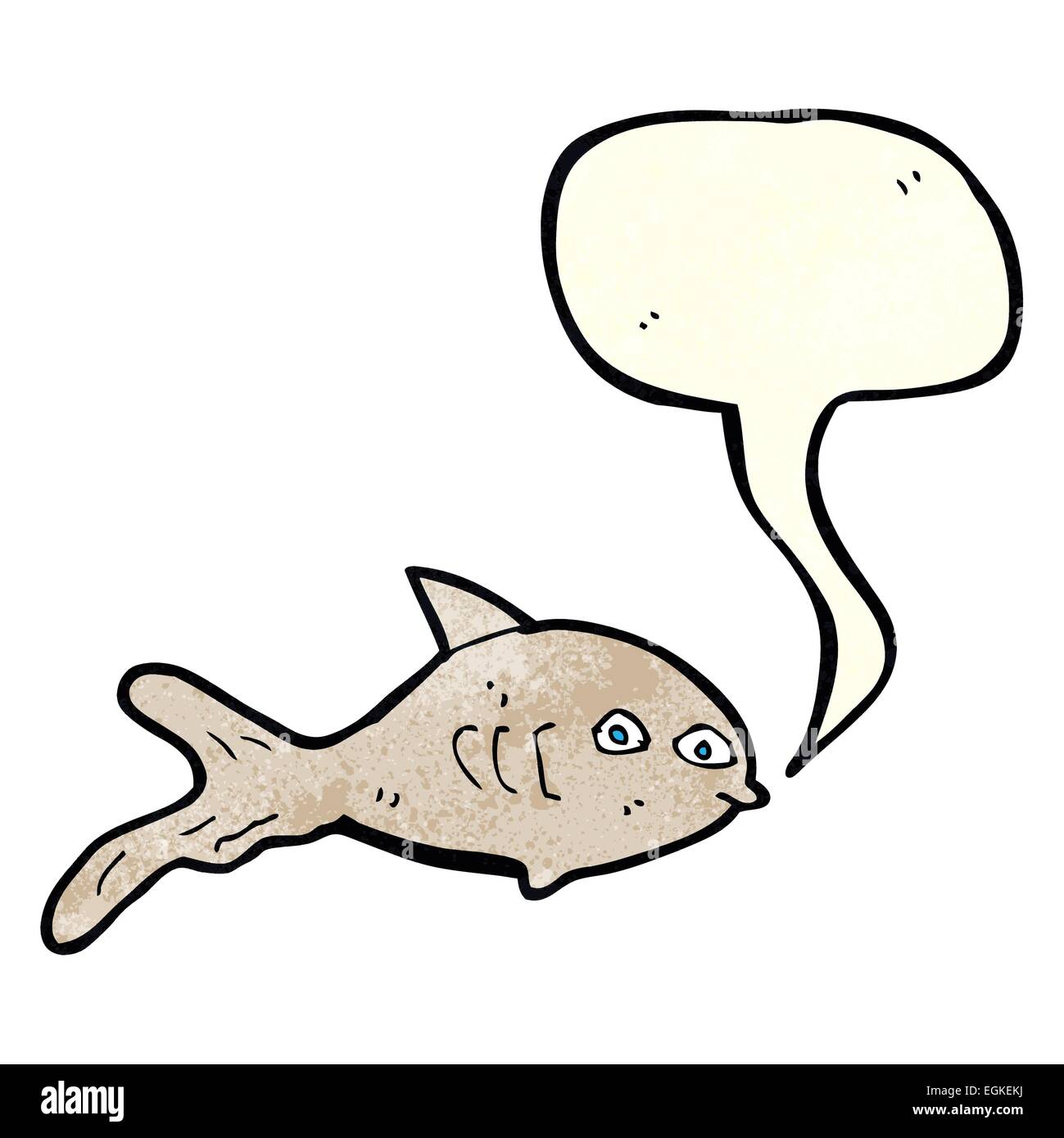cartoon fish with speech bubble Stock Vector Image & Art - Alamy
