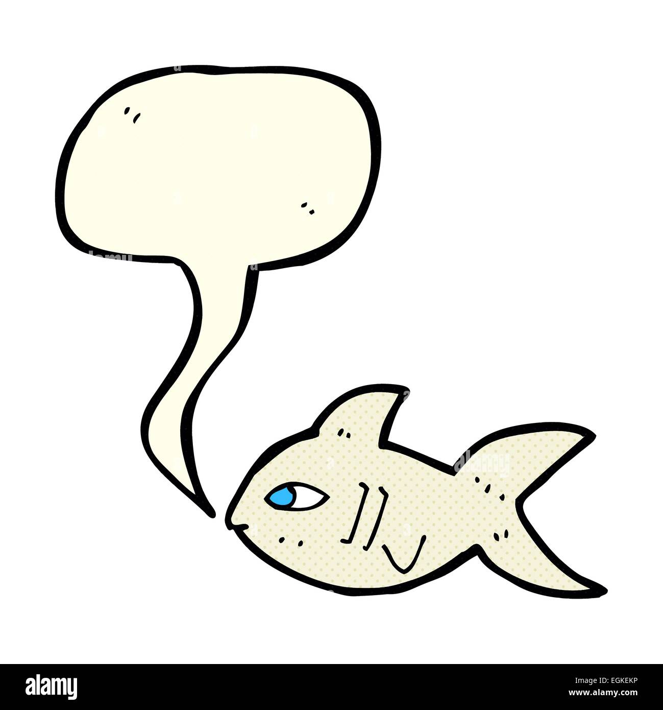 cartoon fish with speech bubble Stock Vector Image & Art - Alamy