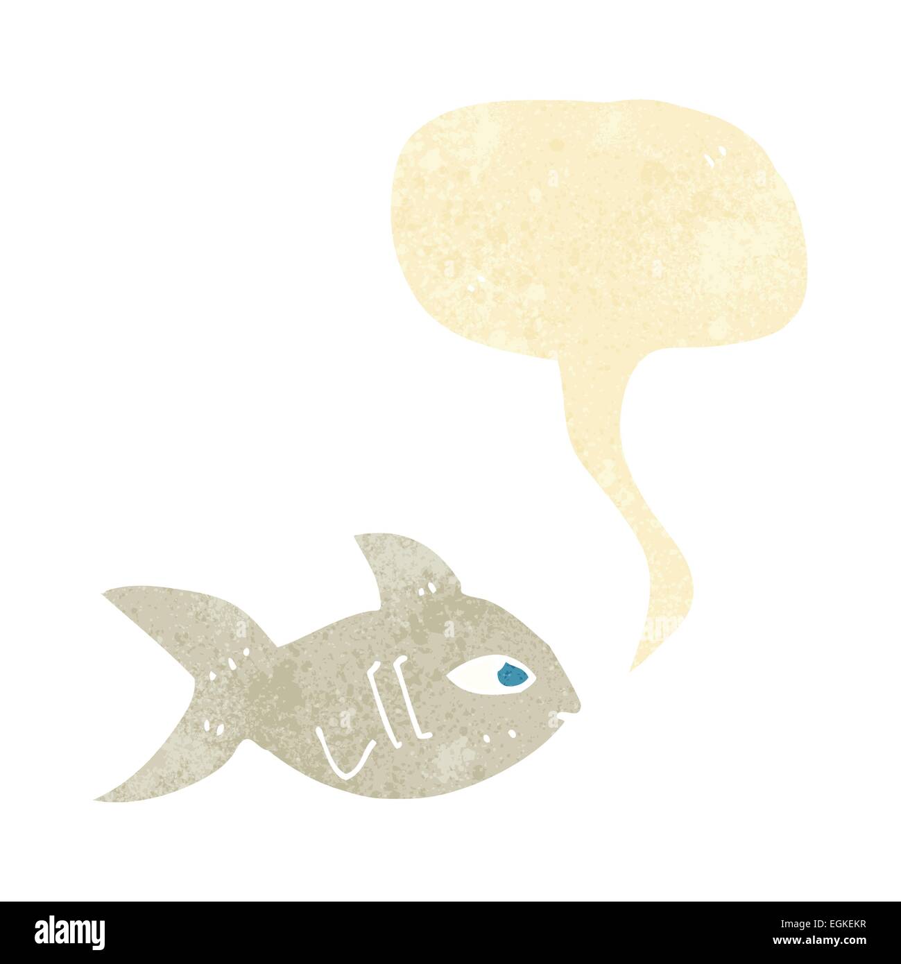 cartoon fish with speech bubble Stock Vector Image & Art - Alamy