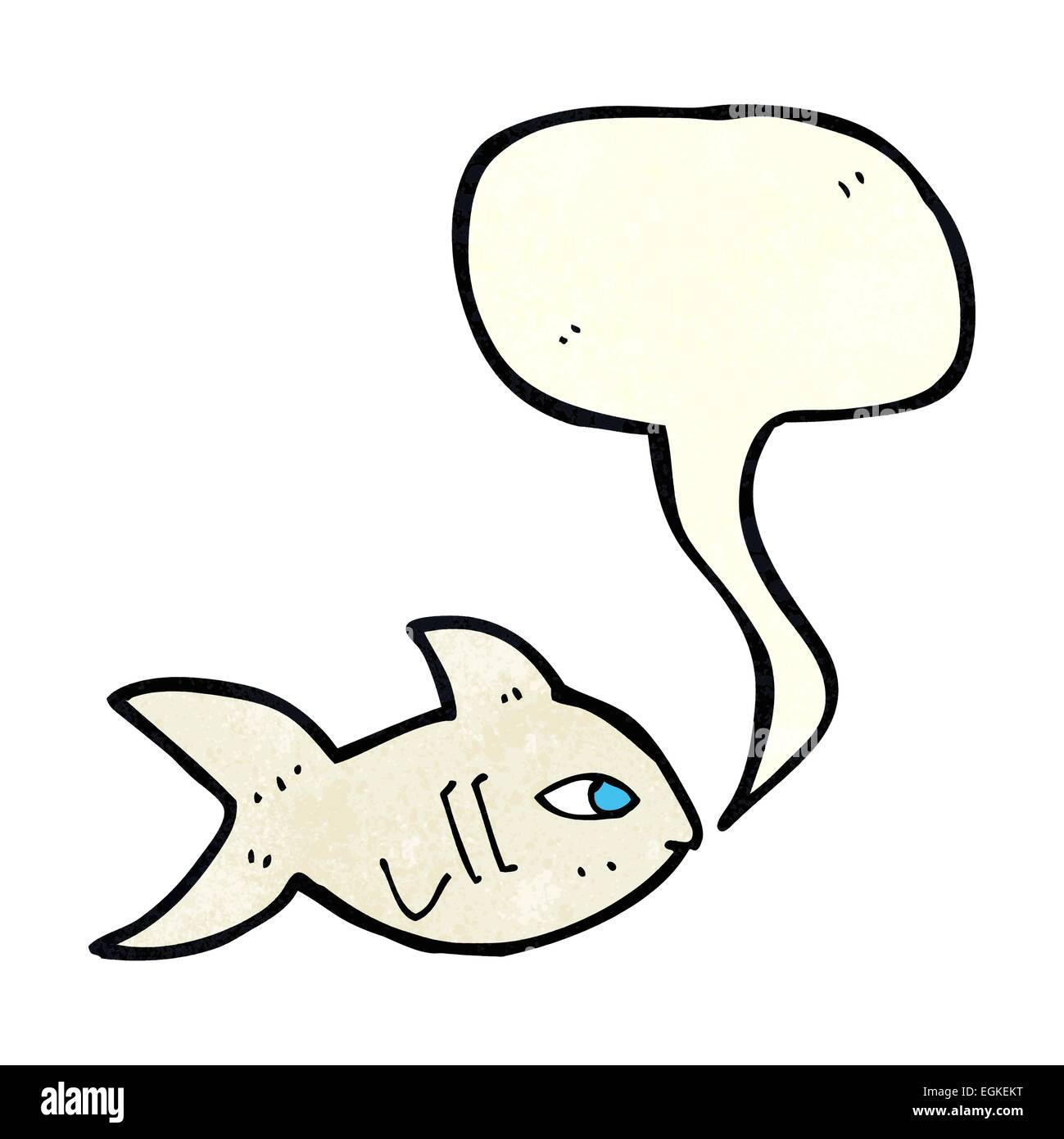cartoon fish with speech bubble Stock Vector Image & Art - Alamy