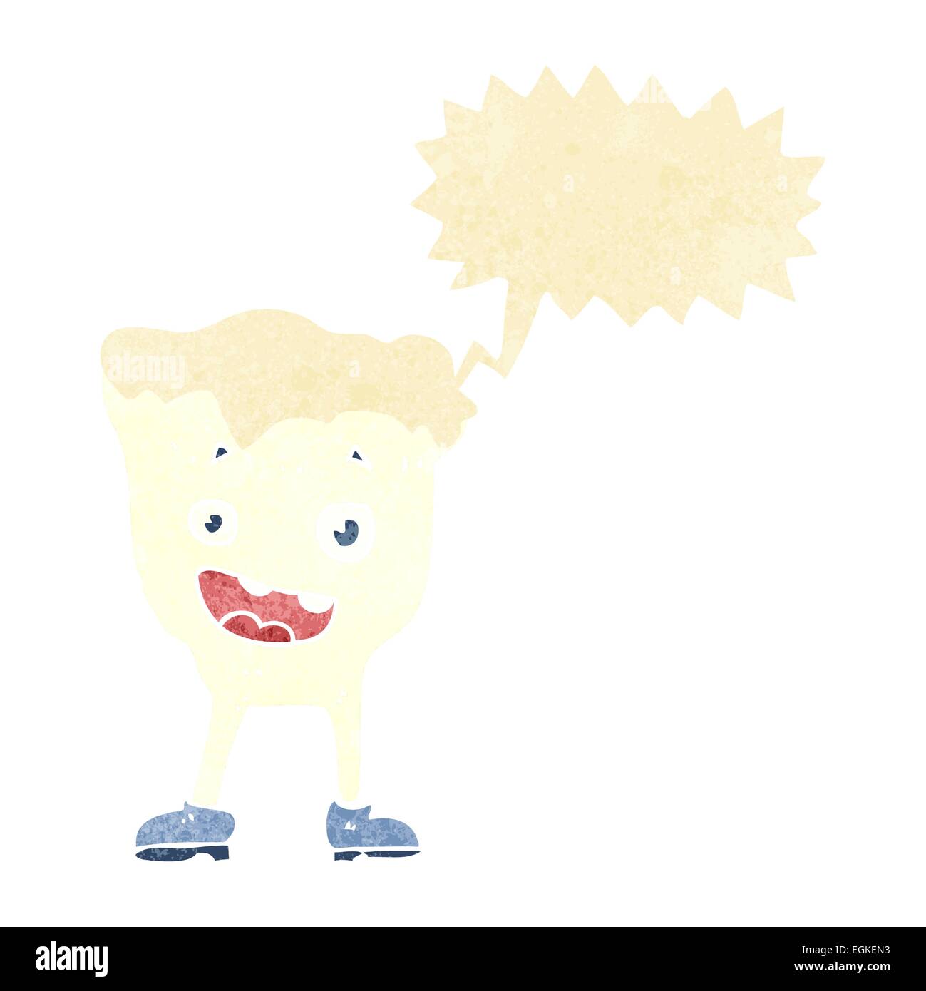 cartoon tooth with speech bubble Stock Vector Image & Art - Alamy