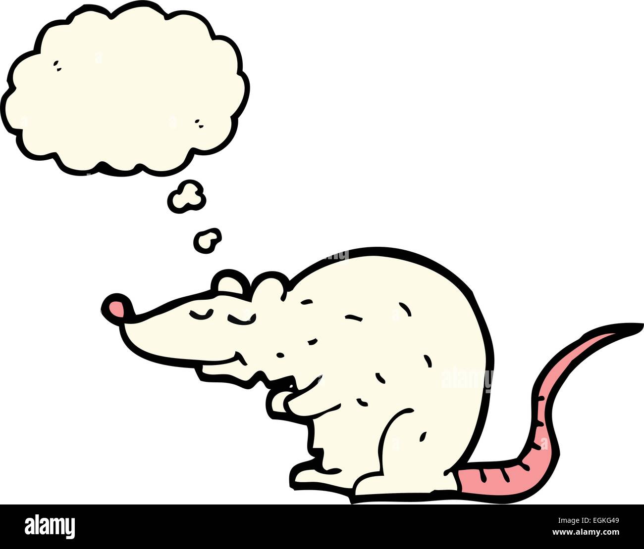 Cartoon rat thought bubble hi-res stock photography and images - Alamy