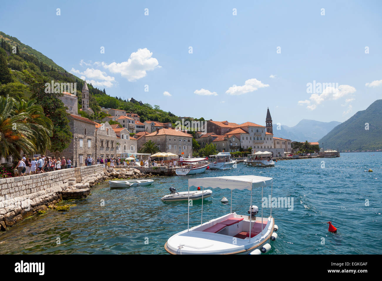 Perast old town landscape hi-res stock photography and images - Alamy