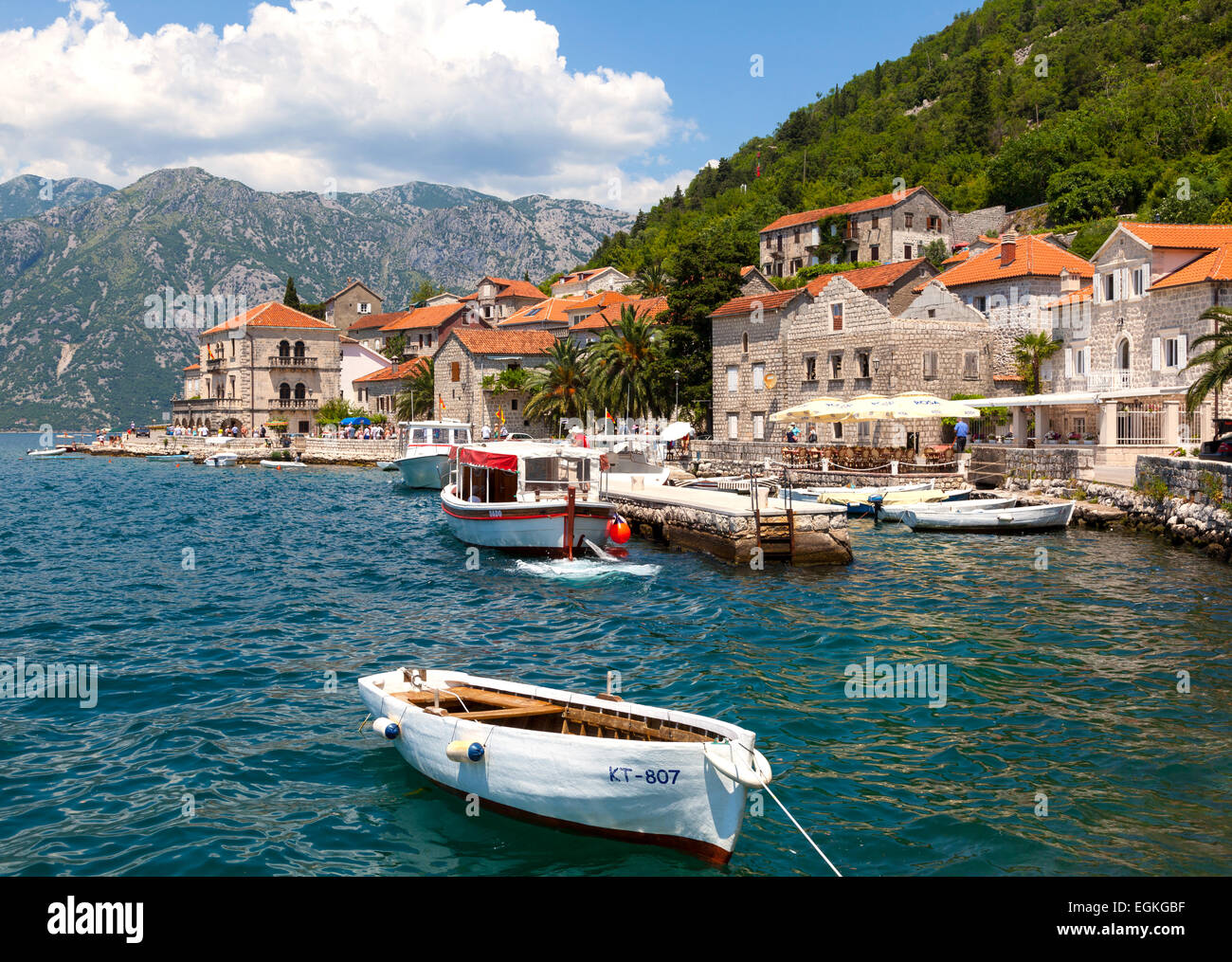 Perast mountain town montenegro hi-res stock photography and images - Alamy