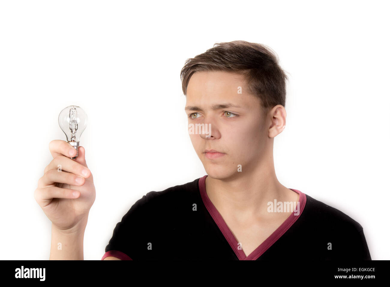 Good looking teen boy hi-res stock photography and images - Alamy