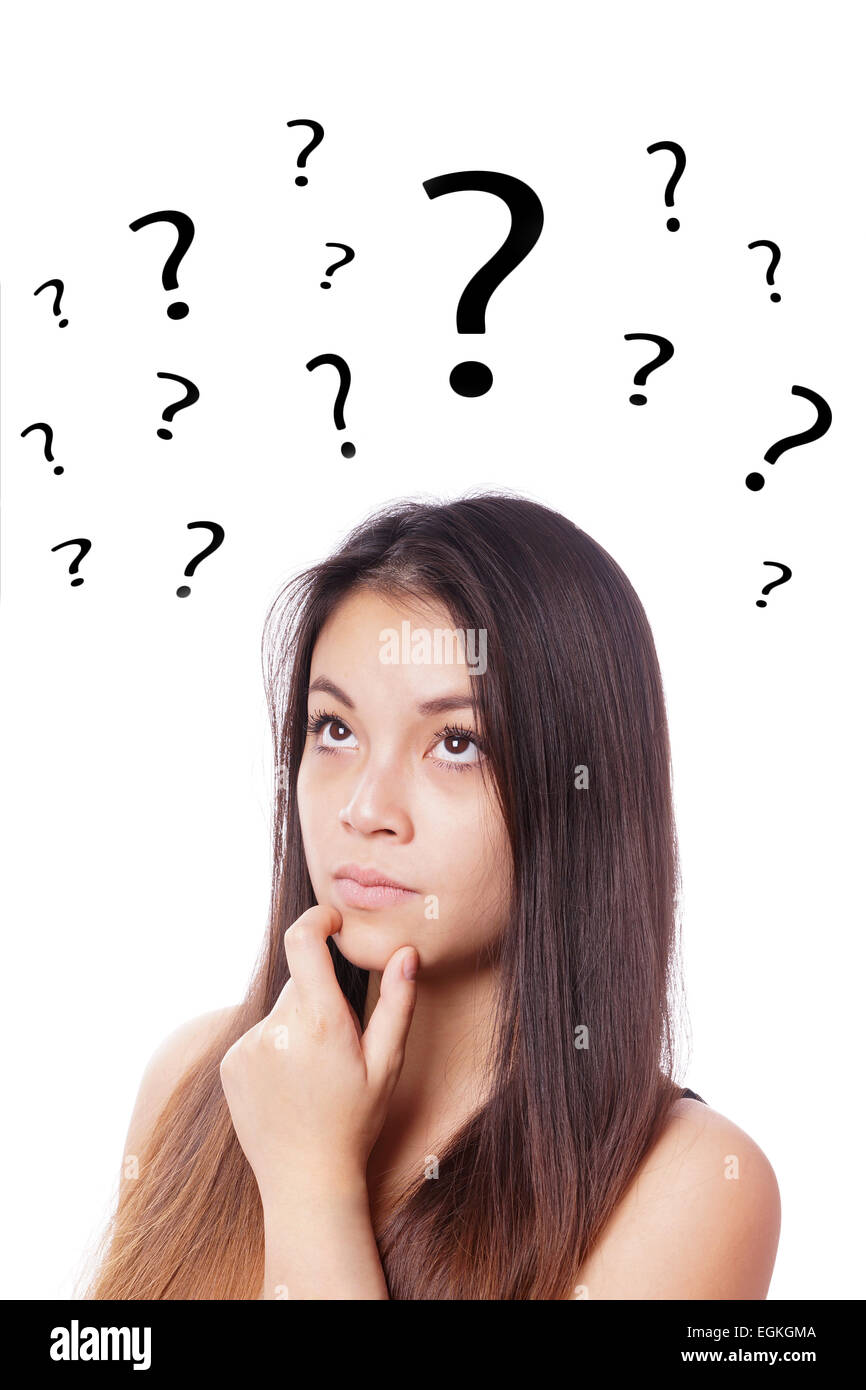 Thinking question mark hi-res stock photography and images - Alamy