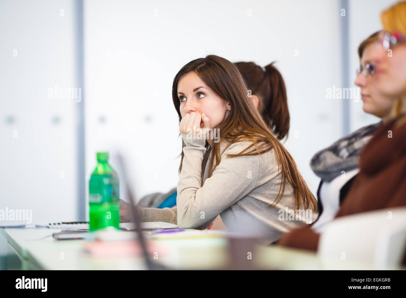 Students in class (color toned image Stock Photo - Alamy