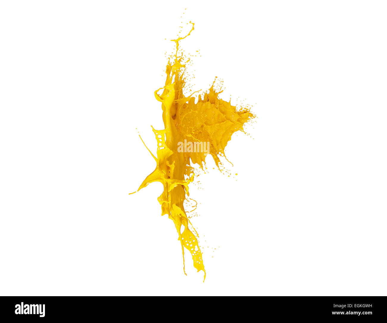Yellow paint splatter hi-res stock photography and images - Alamy