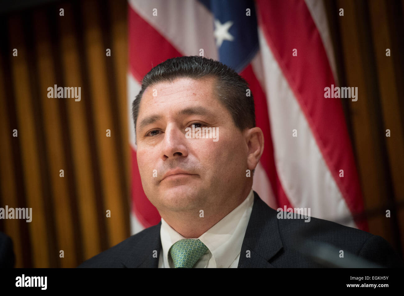 Manhattan, New York, USA. 25th Feb, 2015. FBI Assistant Director DIEGO ...