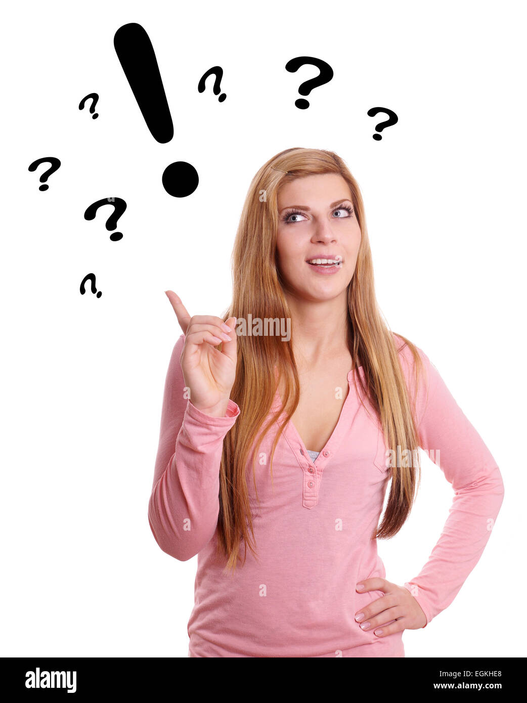 Clever woman hi-res stock photography and images - Alamy