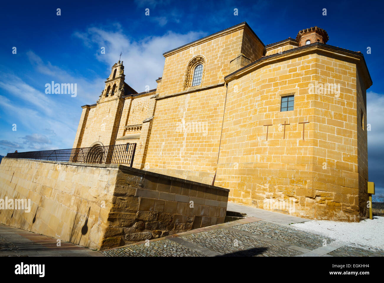 El Santo Cristo medieval chapel. Labastida. Rioja Alavesa. Alava ...