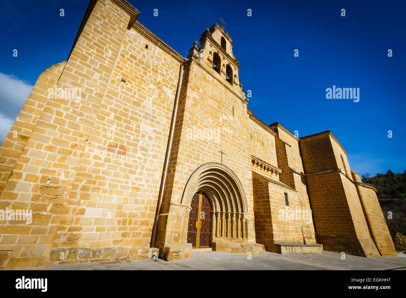 El Santo Cristo medieval chapel. Labastida. Rioja Alavesa. Alava ...