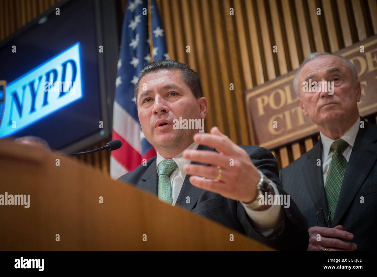 Manhattan, New York, USA. 25th Feb, 2015. FBI Assistant Director DIEGO ...