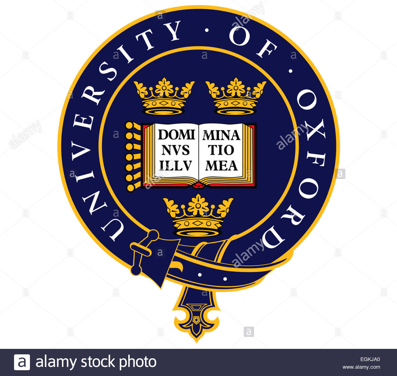 Oxford University logo icon symbol Stock Photo, Royalty Free Image ...