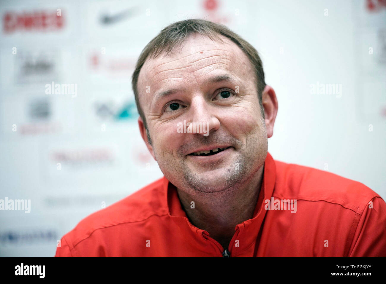 Prague, Czech Republic. 26th Feb, 2015. Tomas Dvorak, coach of the ...