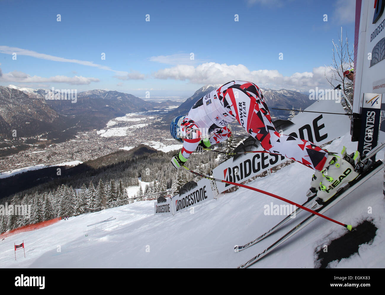 Garmisch-Partenkirchen, Germany. 26th Feb, 2015. Austria's Matthias ...
