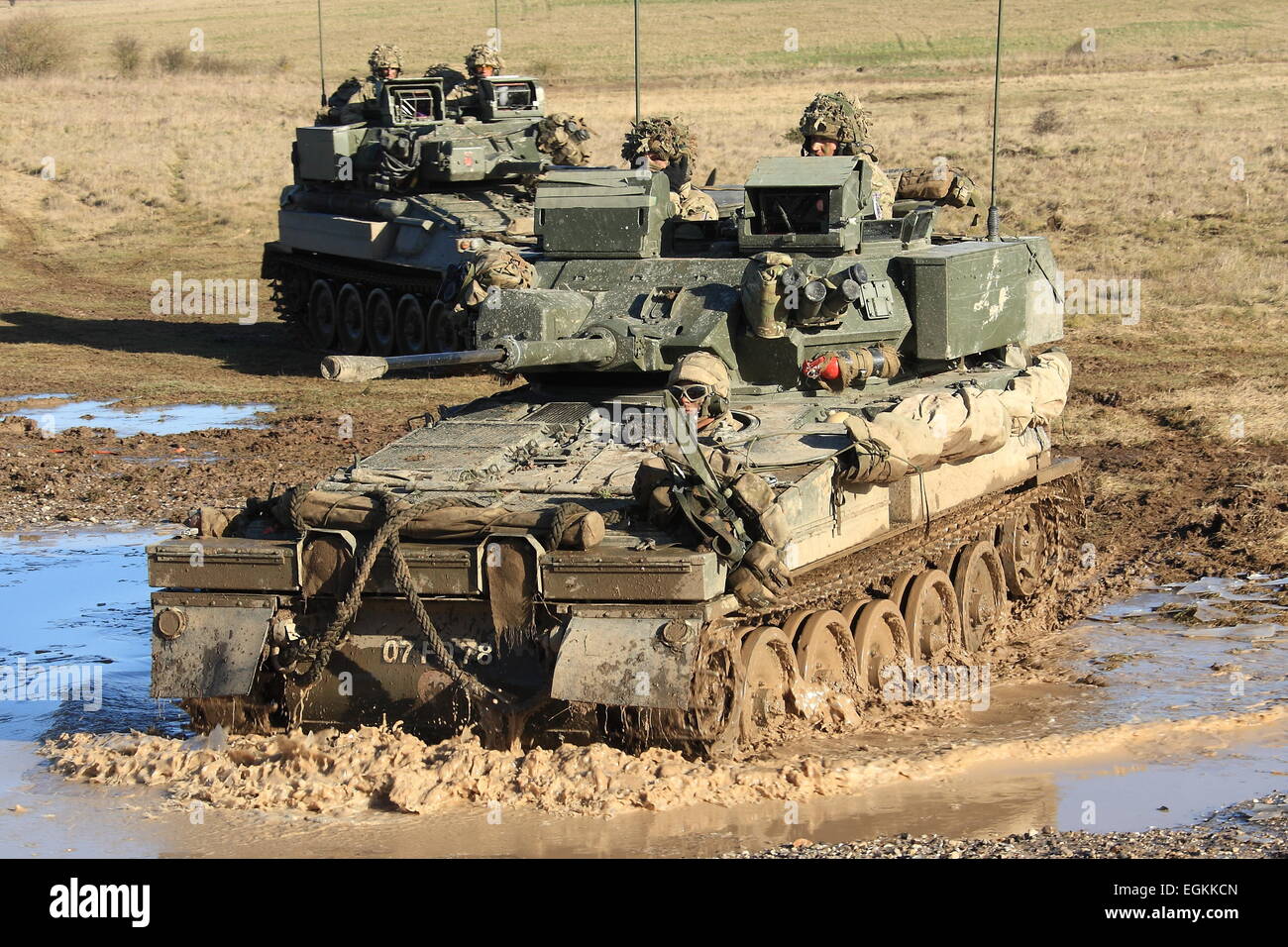 Fv107 cvr t scimitar mk2 armour mainstay reconnaissance vehicle ...