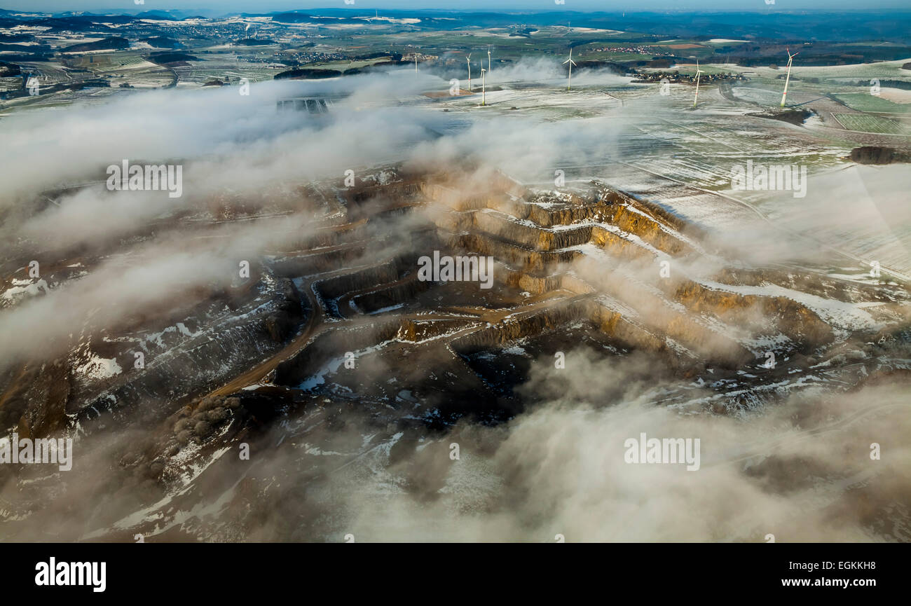 Rösenbeck quarry, Brilon, Sauerland, North Rhine-Westphalia, Germany ...