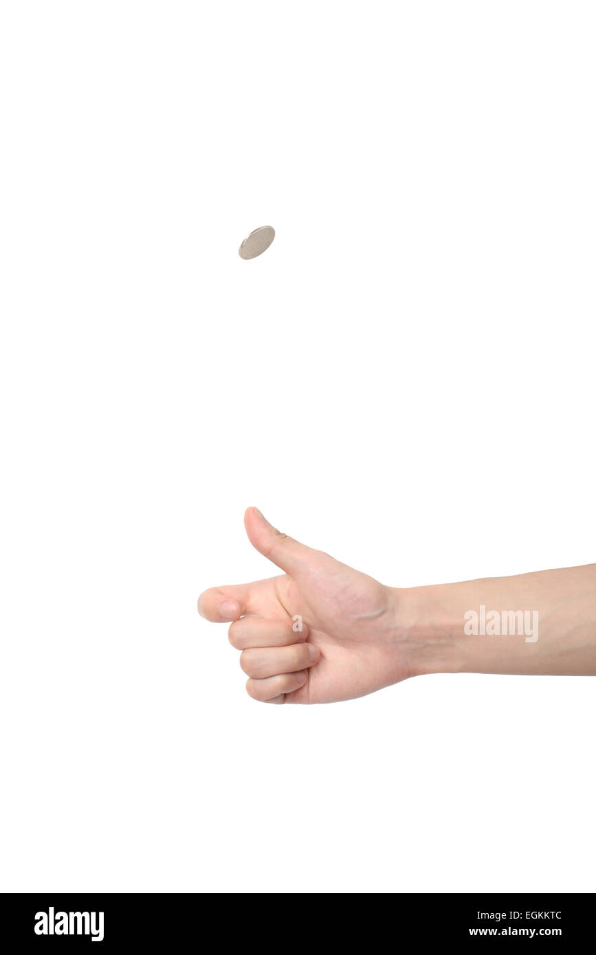 Coin toss hi-res stock photography and images - Alamy