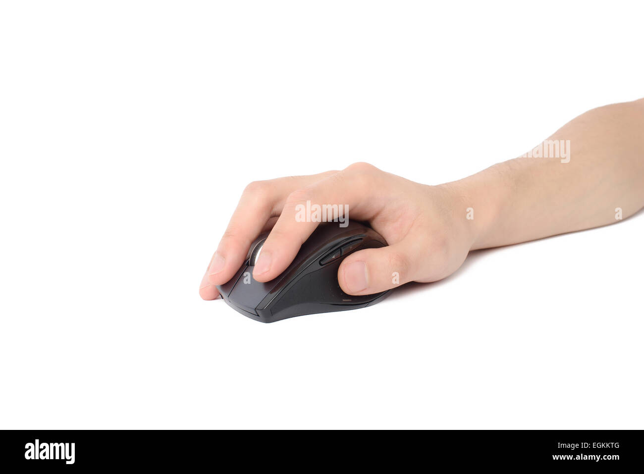 Hand on mouse of computer hi-res stock photography and images - Alamy