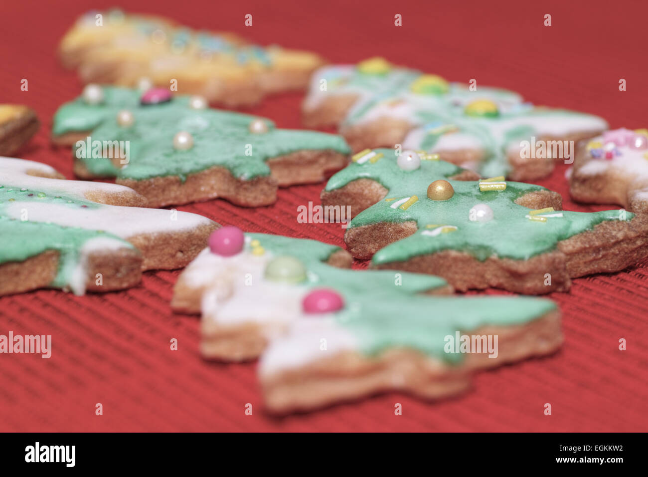 Beautifully decorated delicious gingerbread cakes Stock Photo - Alamy