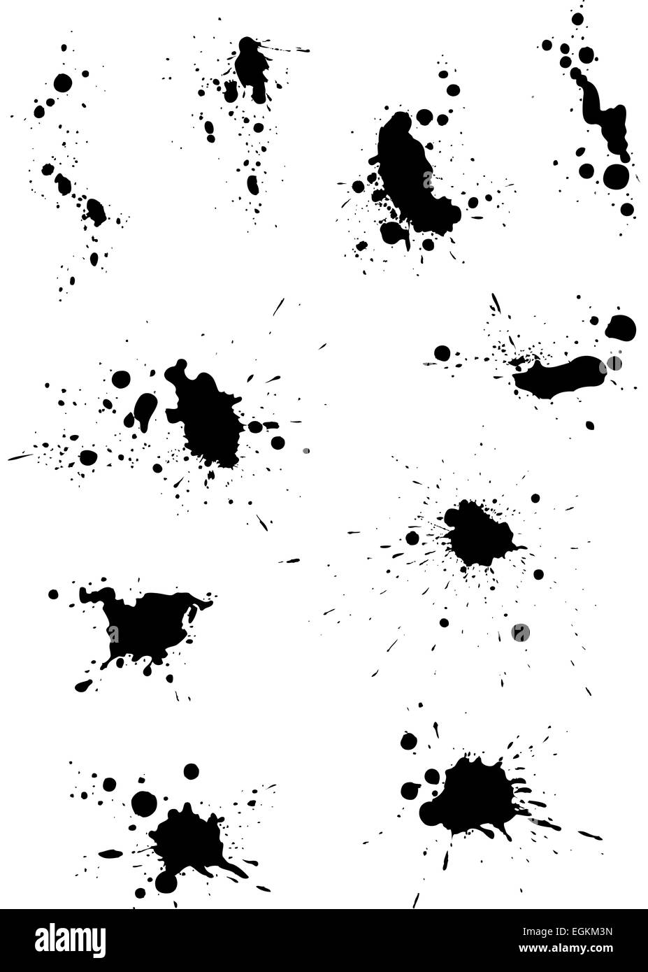 Black ink stain hi-res stock photography and images - Alamy
