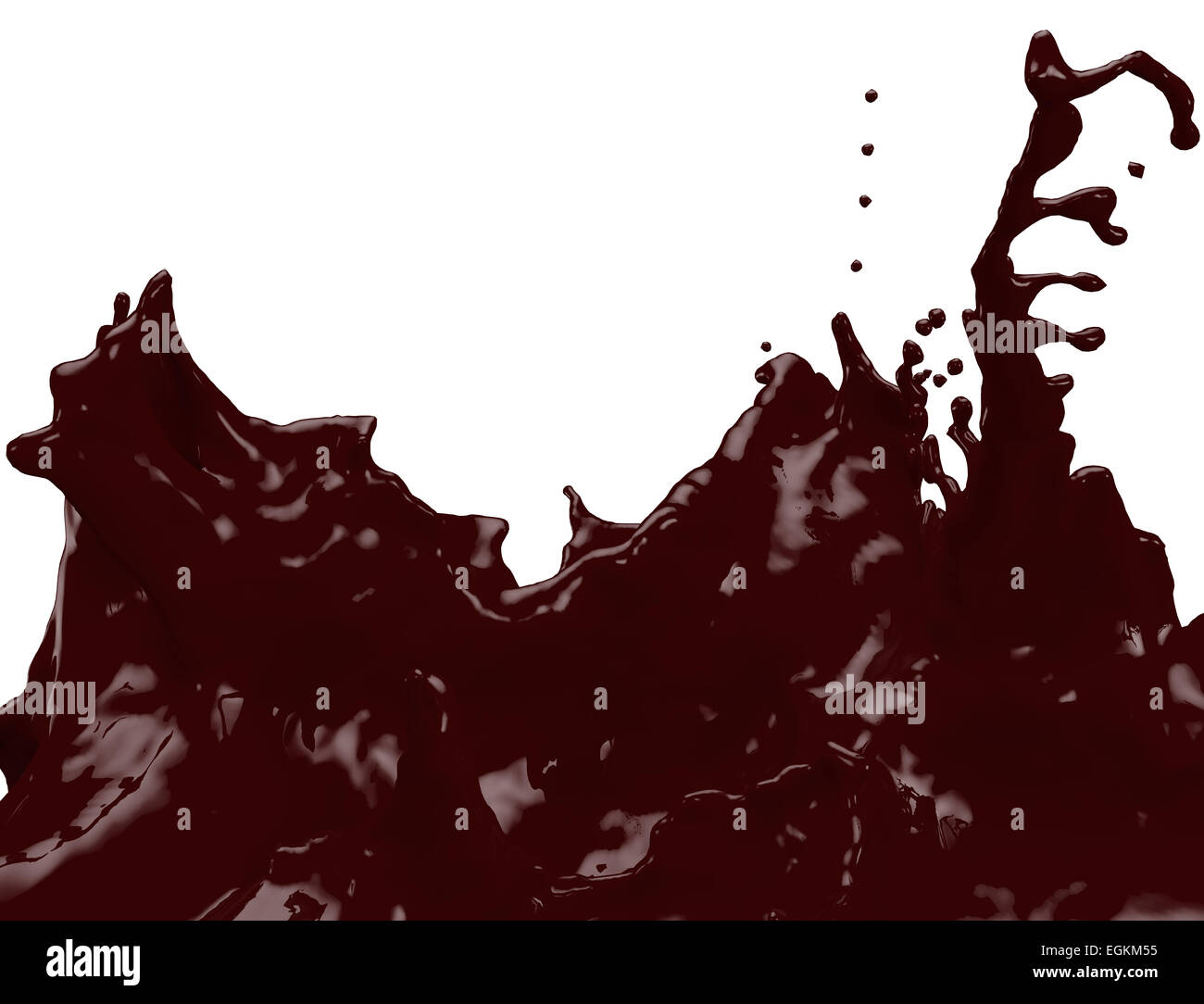 Maroon Red Paint Splatter Stock Photo - Alamy